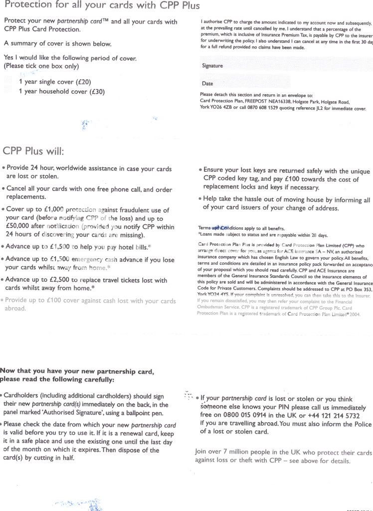 John Lewis Partnership Card CCA - Other Institutions - National ...