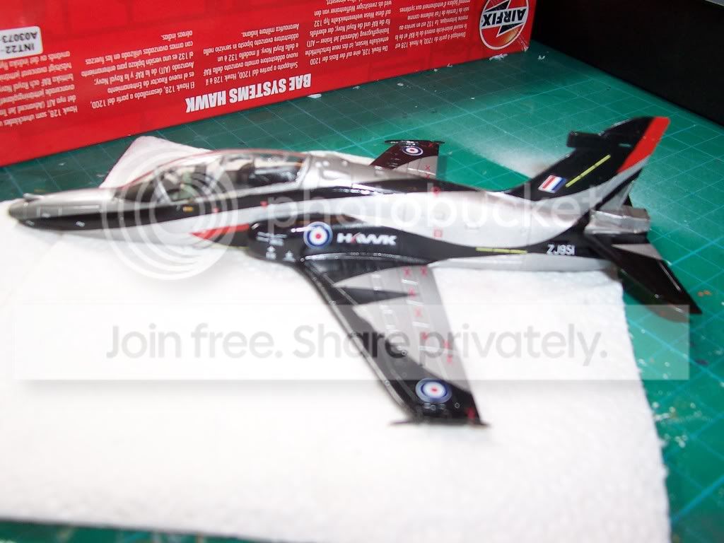 Hawk 120 demo, forget the decals and mask it yourself - Aircraft Modern ...